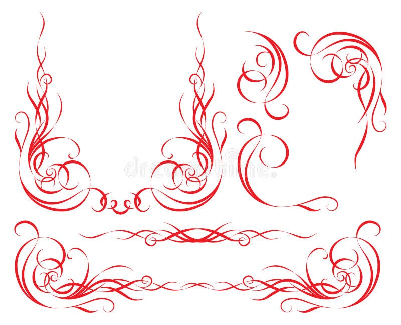 Scroll Designs stock illustration. Illustration of pattern - 6032401