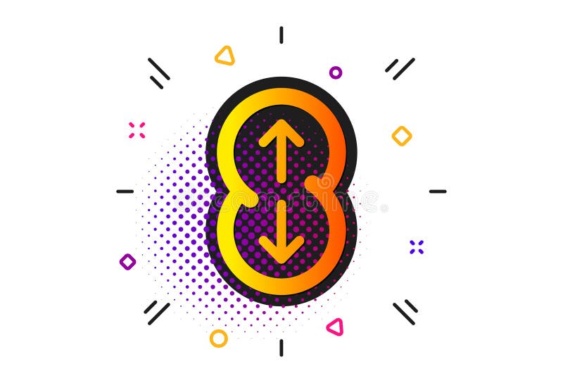 Scroll Down Button Icon. Scrolling Screen Sign. Swipe Page. Vector ...