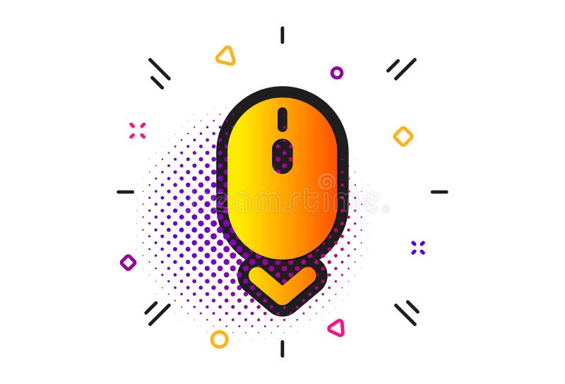 Scroll Down Mouse Icon. Scrolling Screen Sign. Swipe Page. Vector Stock ...