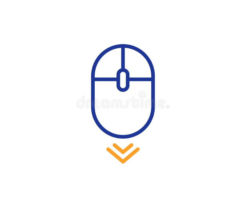 Scroll Down Mouse Icon Stock Illustrations – 1,005 Scroll Down Mouse ...