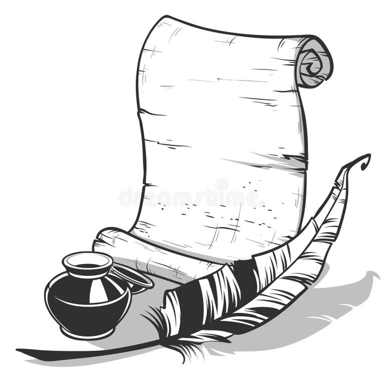 Inkpot Outline Stock Illustrations – 170 Inkpot Outline Stock ...