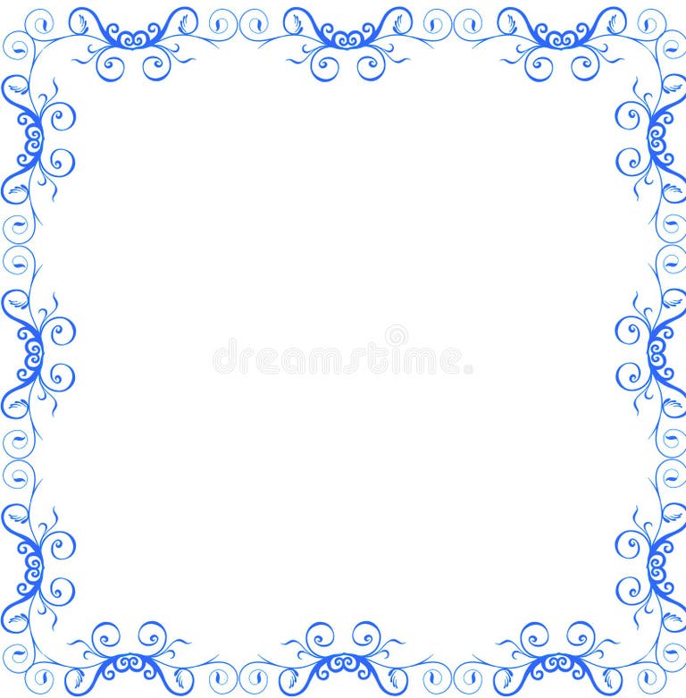 Blue Scroll Stock Illustrations – 40,889 Blue Scroll Stock ...