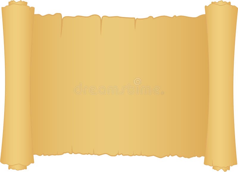 Scroll stock vector. Illustration of rolled, antique - 17453002