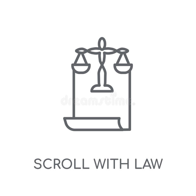 Law Scroll Icon Stock Illustrations – 1,557 Law Scroll Icon Stock ...
