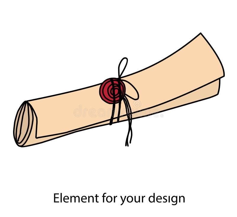 Letter Scroll Stock Illustrations – 17,298 Letter Scroll Stock ...