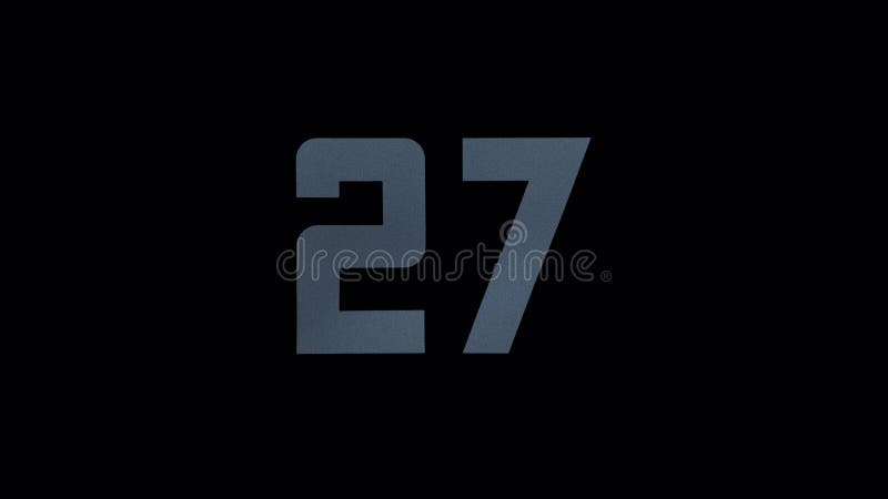 Scroll Number. Rolling Number. Transparent Background. Alpha Channel ...