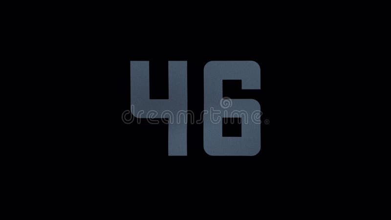 Scroll Number. Rolling Number. Transparent Background. Alpha Channel ...