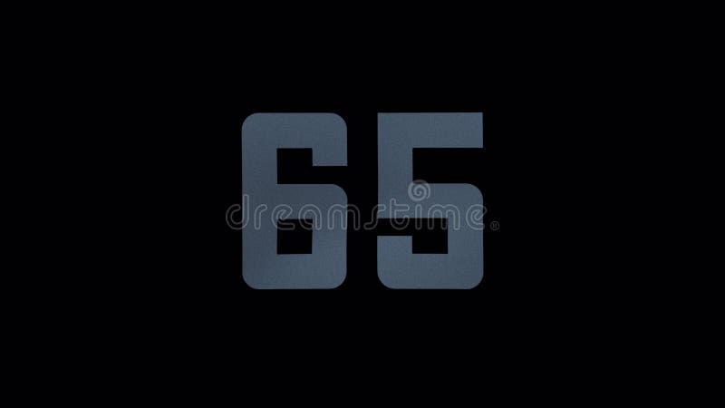 Scroll Number. Rolling Number. Transparent Background. Alpha Channel ...