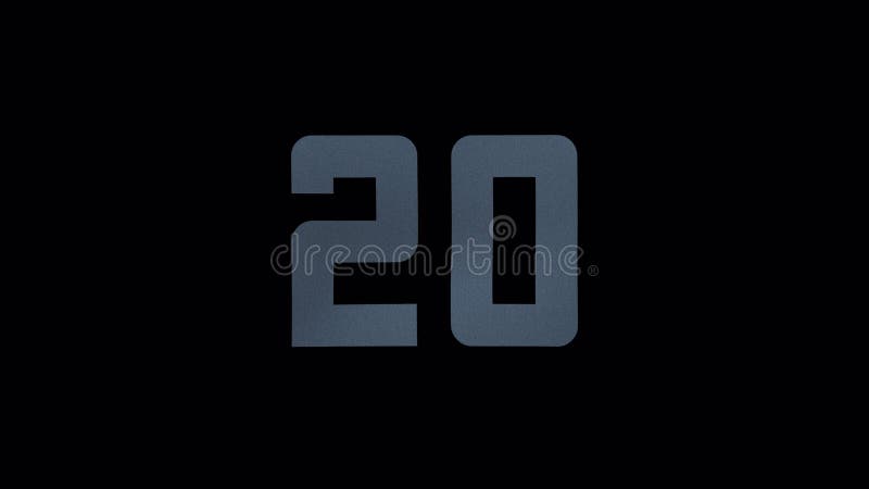 Scroll Number. Rolling Number. Transparent Background. Alpha Channel ...