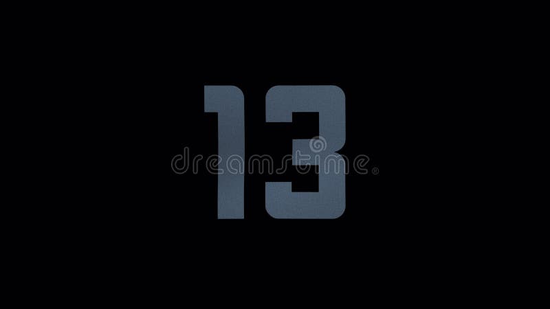 Scroll Number. Rolling Number. Transparent Background. Alpha Channel ...