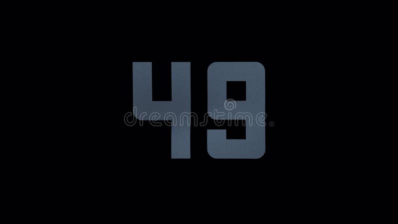 Scroll Number. Rolling Number. Transparent Background. Alpha Channel ...