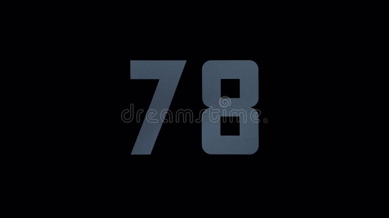 Scroll Number. Rolling Number. Transparent Background. Alpha Channel ...