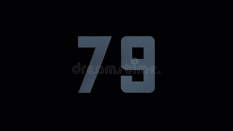 Scroll Number. Rolling Number. Transparent Background. Alpha Channel ...