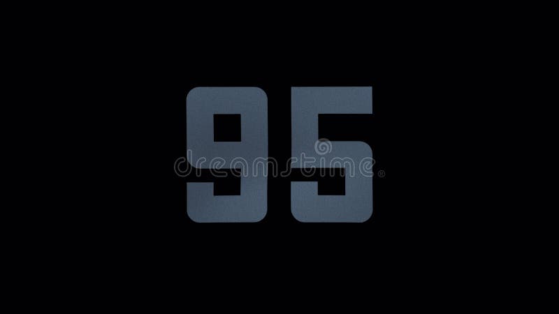 Scroll Number. Rolling Number. Transparent Background. Alpha Channel ...