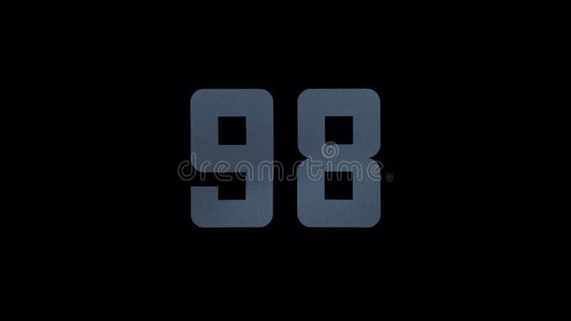 Scroll Number. Rolling Number. Transparent Background. Alpha Channel ...