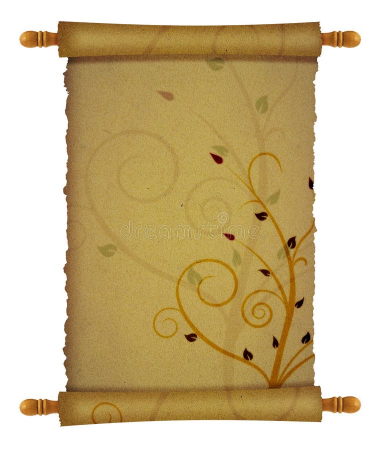Scroll page stock photo. Image of scroll, grunge, rolled - 3310902