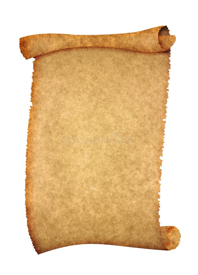 Scroll page stock photo. Image of medieval, rolled, manuscript - 3710932