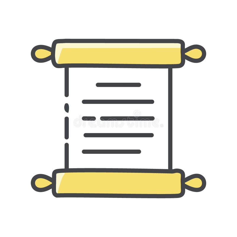 Rolled Ancient Scroll Stock Illustrations – 2,029 Rolled Ancient Scroll ...