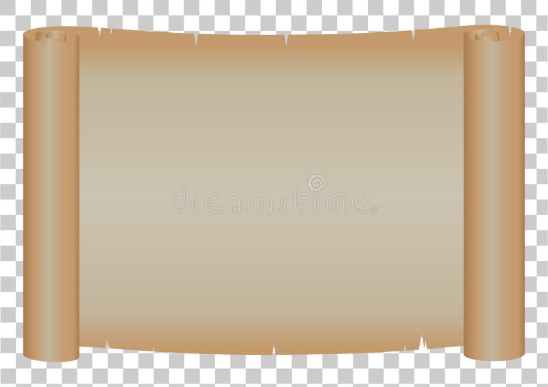 Scroll Paper on Transparent Background;Resource Graphics;copy Sp Stock ...