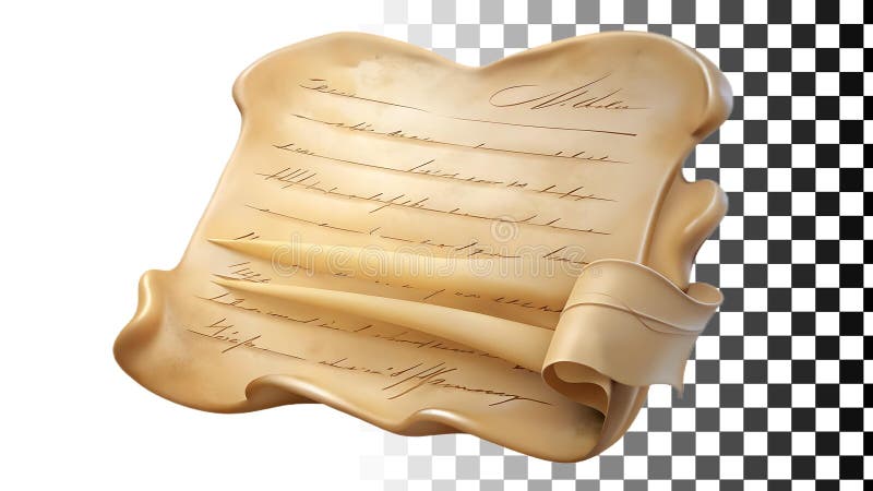 Scroll Parchment, Antique Paper Document Png Transparent Image ...