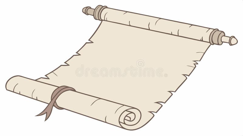Scroll Parchment Paper, Vintage and Historical Document Design Art ...