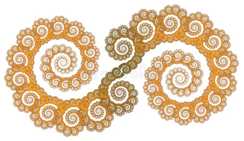 Scroll pattern stock illustration. Illustration of dreamy - 1121648