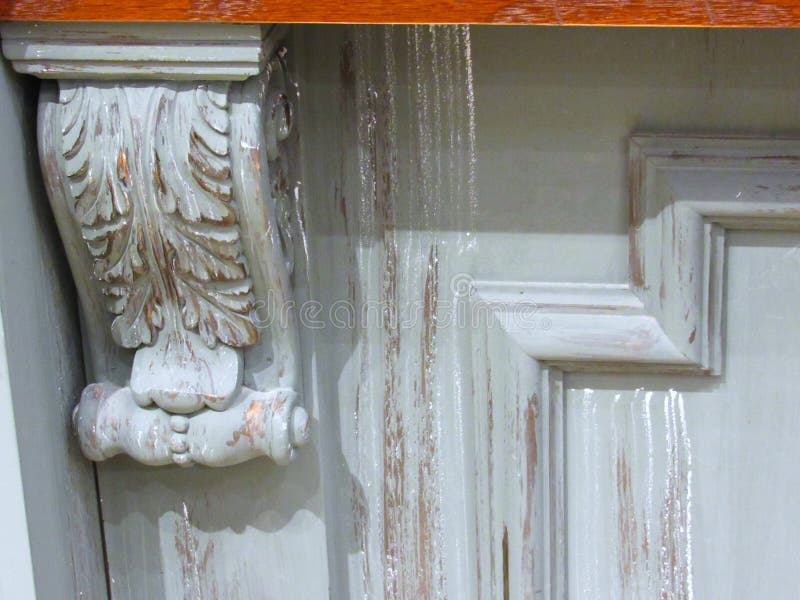 Scroll pediments stock image. Image of relief, white - 266518627