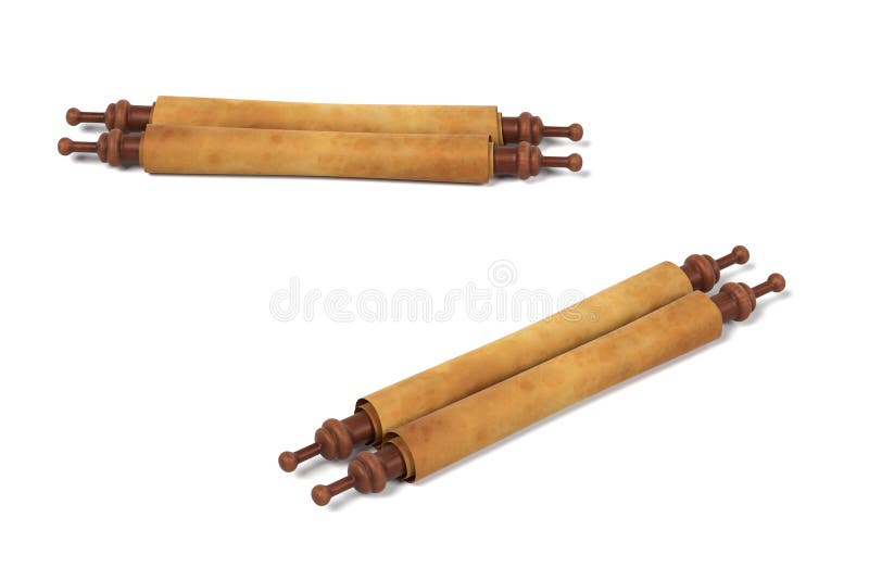 Scroll stock illustration. Illustration of book, antique - 91916766