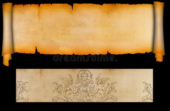 1,906 Ancient Scroll Black Paper Stock Photos - Free & Royalty-Free ...