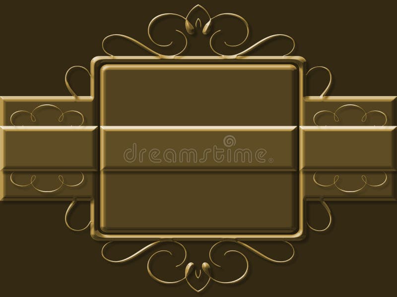Shield Scroll Frame Background Stock Vector - Illustration of curl ...