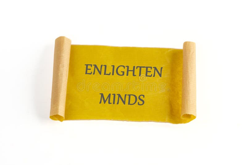 A Scroll with Text Encouraging the Illumination of Knowledge and ...