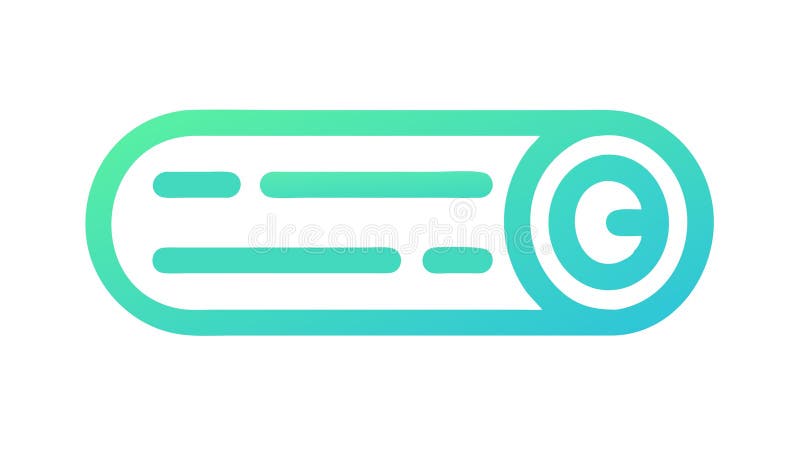 Scroll Timeline Icon. History and Record Keeping. Vector Design ...