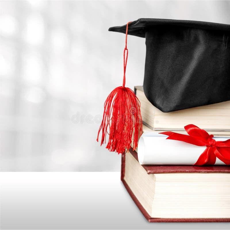 Scroll stock image. Image of stack, copyspace, graduation - 58586263