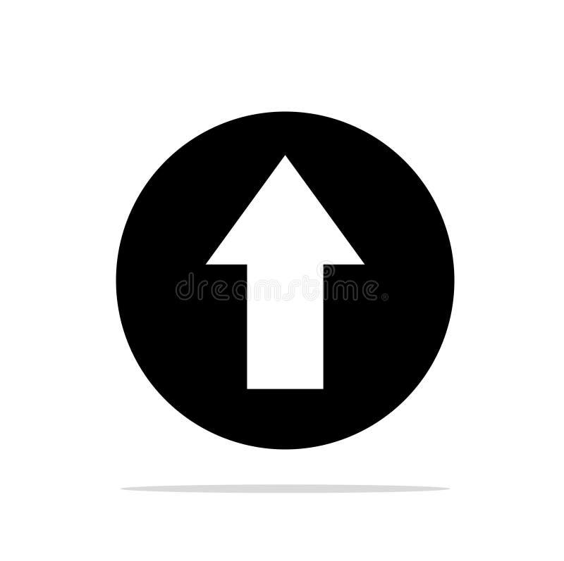 Scroll Up Icon - Vector, Sign and Symbol for Design. Stock Illustration ...