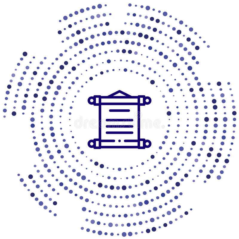 Scroll Vector Icon. Scroll Editable Stroke. Scroll Linear Symbol for ...