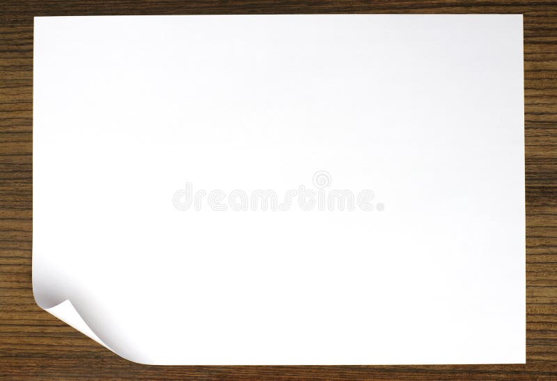 Scroll white paper stock photo. Image of line, corner - 18188700