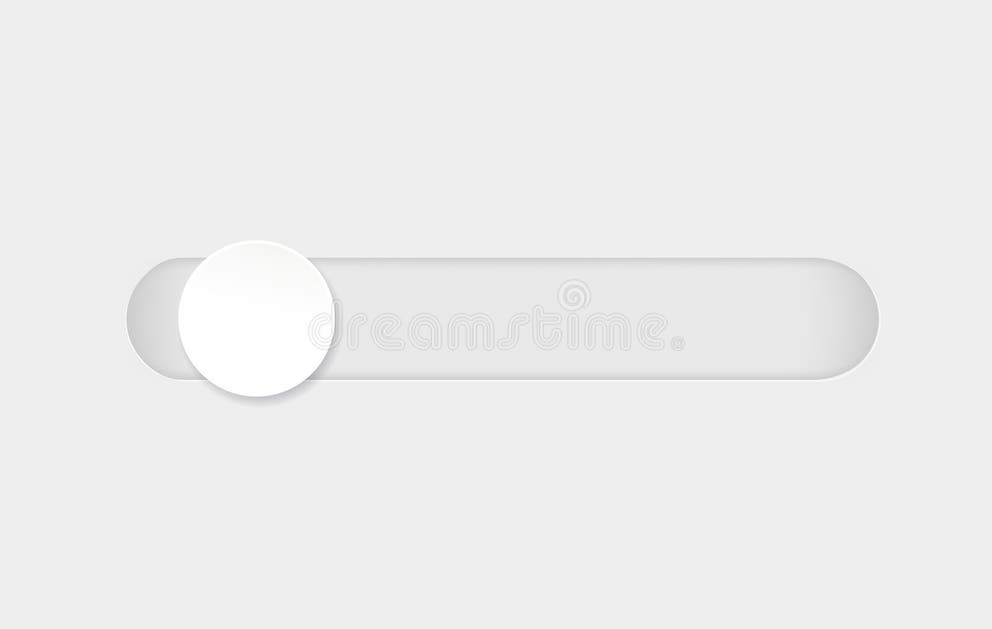 Scrollbar Element Button. Navigation Element. Frontend Control on White ...