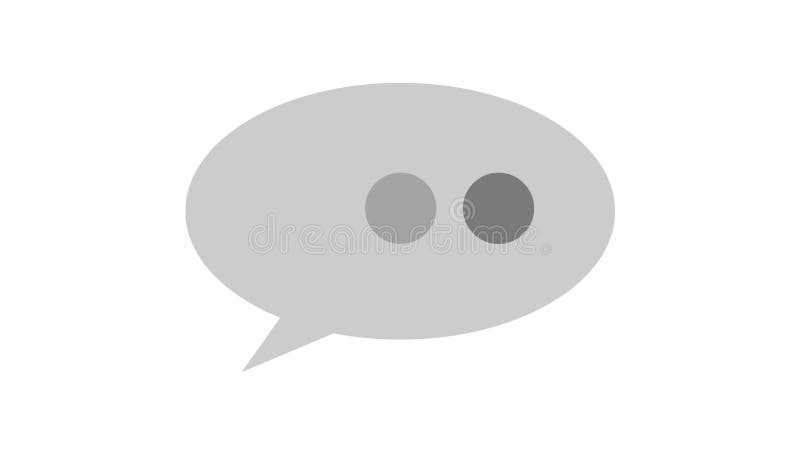 Scrolling Chat Speech Bubble App Screen Stock Footage - Video of ...