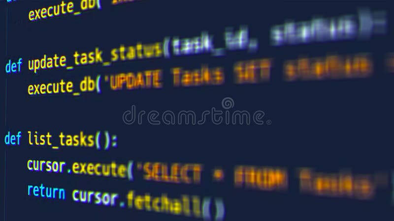 Scrolling through Computer Code Stock Video - Video of internet, monitor: 391823413