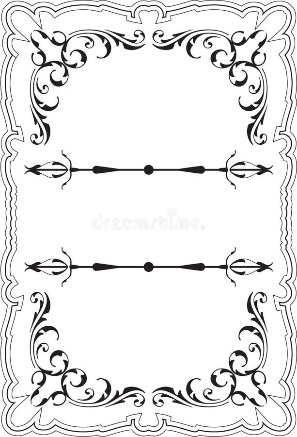 Perfect frame stock vector. Illustration of elements - 25582026