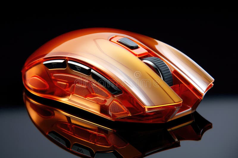 Scrolling in Style. the Sleek Design of a Modern Computer Mouse. AI ...