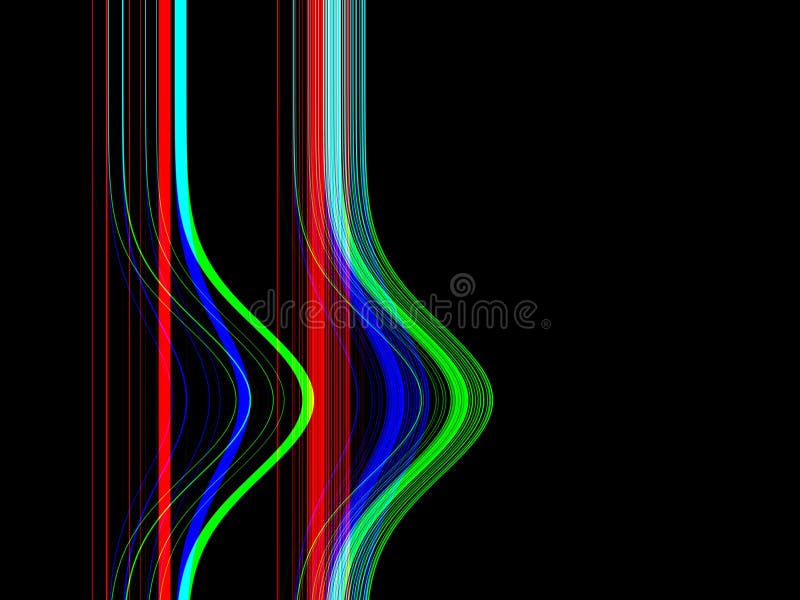 Scrolling VHS Lines, Pixelated Screen Overlay, Rgb Colors Stock ...