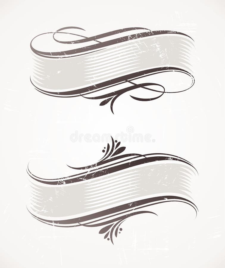Calligraphic Design Elements Stock Vector - Illustration of decoration ...