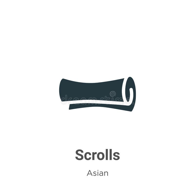 Scrolls in Vector. Set of Old Paper Scrolls, Vector Scrolls Stock ...