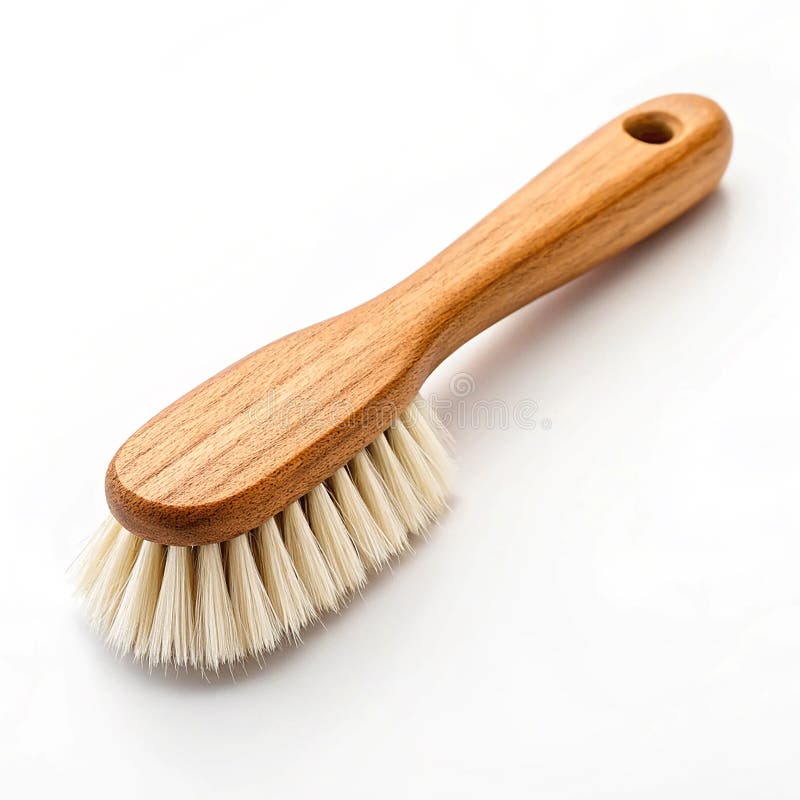 Scrub Brush with Ergonomic Handle and Stiff Bristles Stock Illustration ...