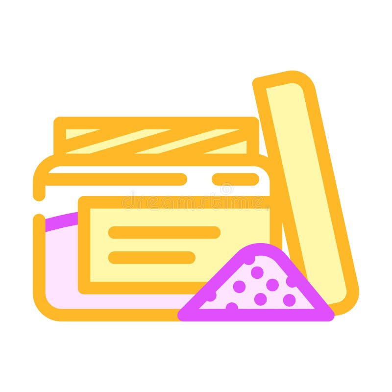Scrub Salt Color Icon Vector Illustration Stock Vector - Illustration ...