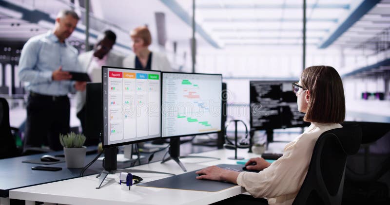 Scrum Agenda Digital Calendar Schedule Stock Photo - Image of list ...