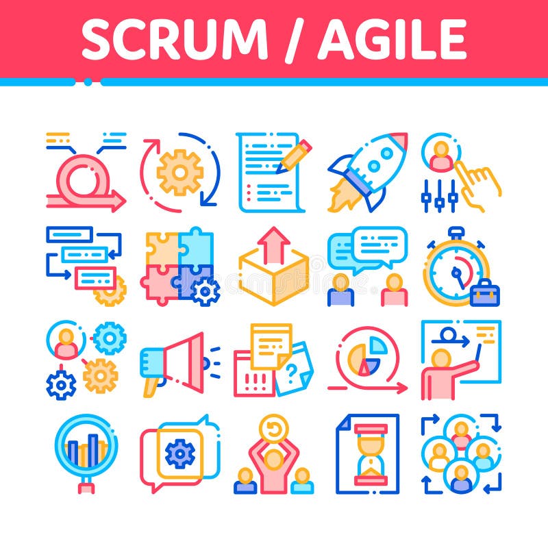 Agile Development Process Infographic Software Developers Sprints Product Management And Scrum