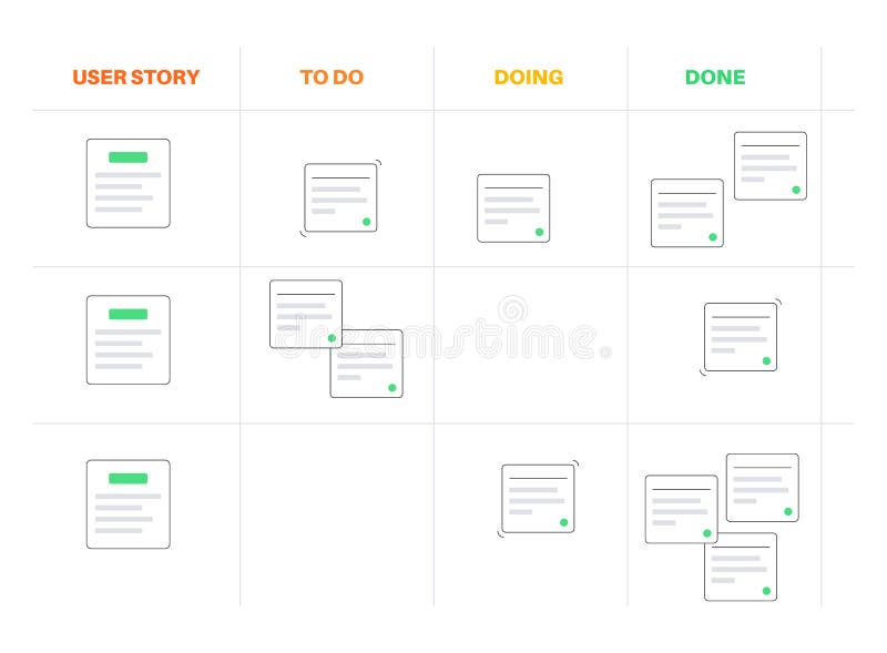 Scrum Story Stock Illustrations – 227 Scrum Story Stock Illustrations ...
