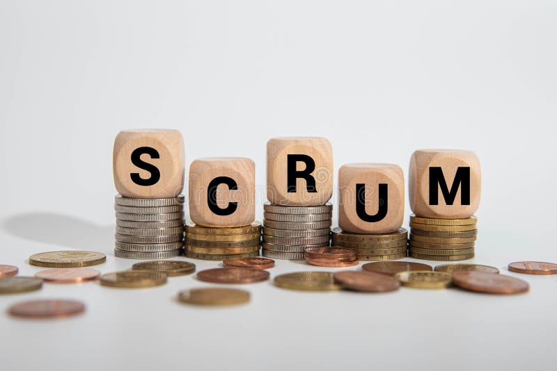 Scrum Master Method for Agile Software Development Concept, Stock Photo ...